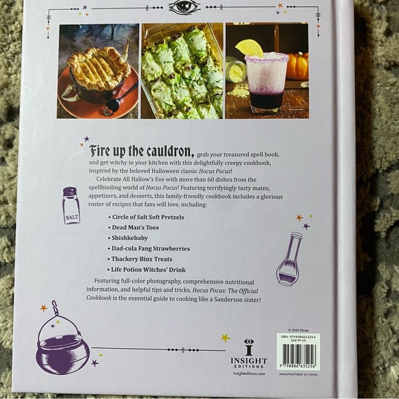 Disney | Kitchen | Hocus Pocus The Official Cookbook | Poshmark